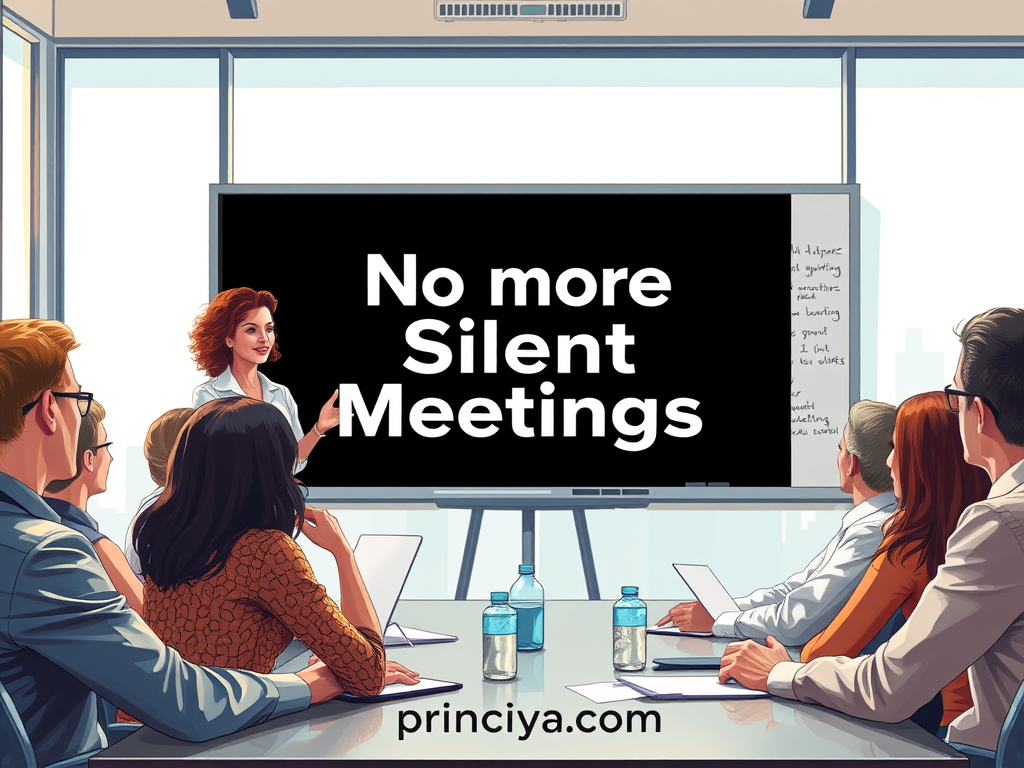 Overcoming Silence in Meetings: Actionable Strategies – Princiya Sequeira